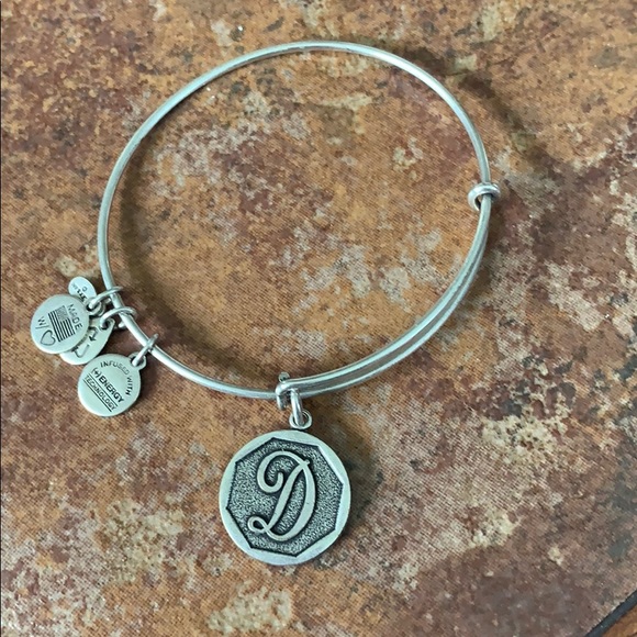 Alex and Ani | Jewelry | Alex And Ani Monogram Bracelet | Poshmark
